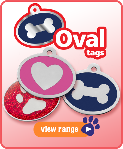 Colourful Oval-Shaped Pet ID Tags for Dogs and Cats – Page 2 – Pet Tags UK