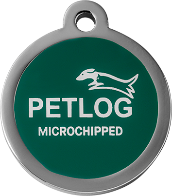 Petlog Green Pet Tag - Official Merchandise – Pet Tags UK