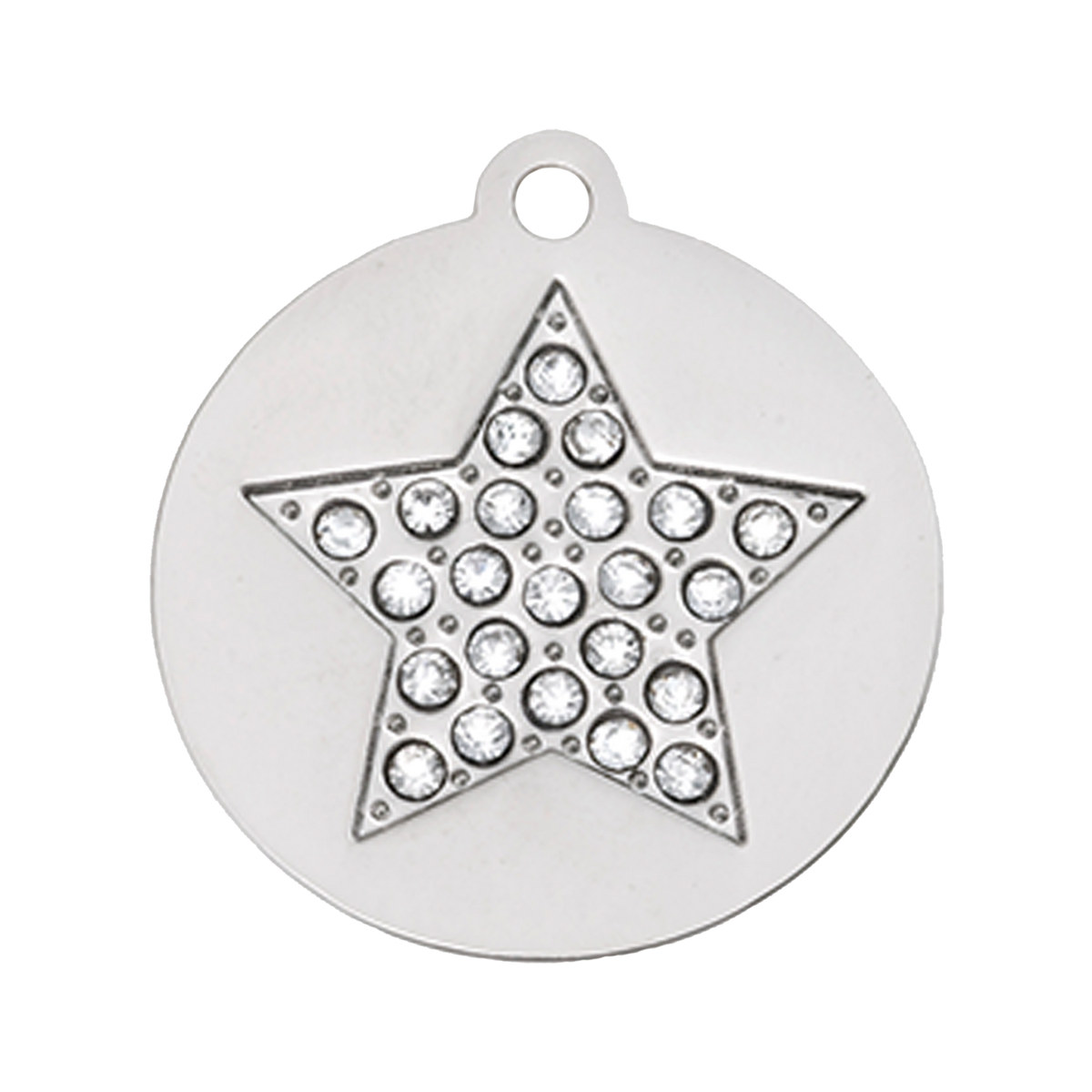 Stella Bling Round Pet Tag – Sparkle and Strength in a Petite Package ...